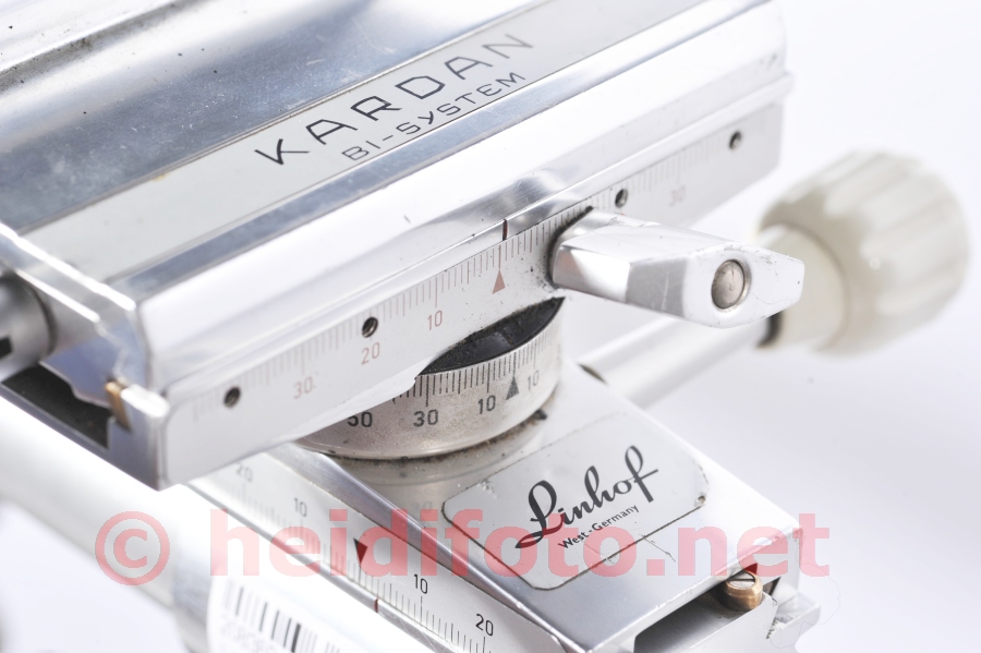 Linhof Kardan Bi System 4x5" 9x12, 5x7" 13x18 with epuipment and case, 1964